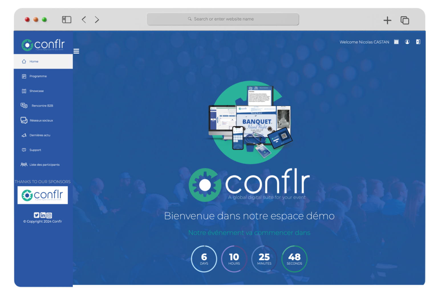conflr - a global digital suite for your event
